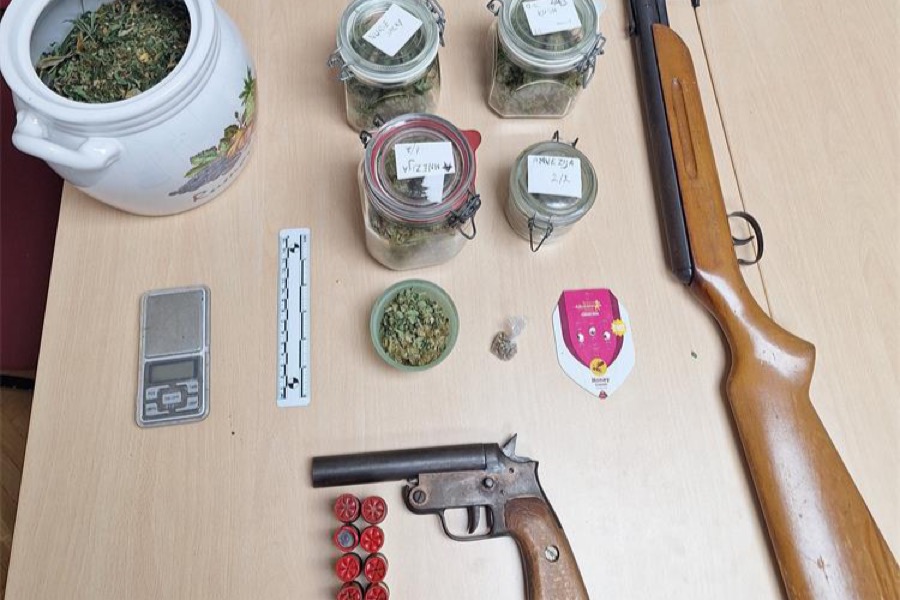 Uz laboratorij za uzgoj konoplje neovlašteno imao kuburu i sačmu ...