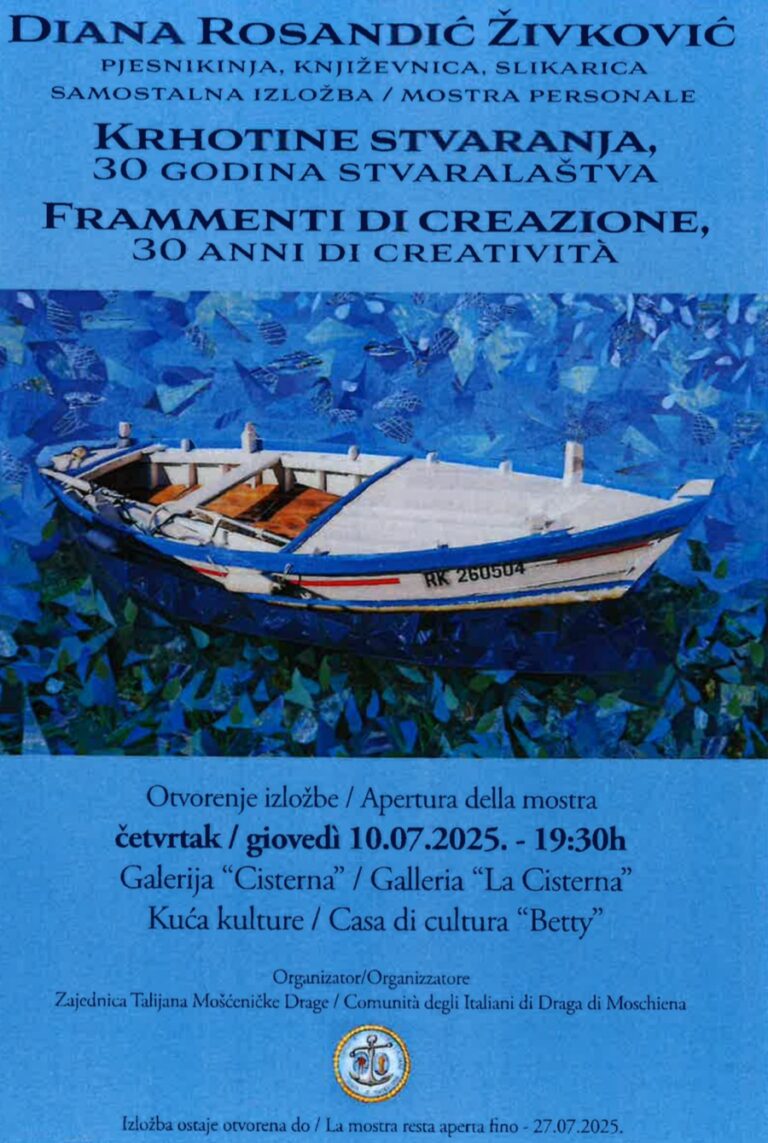 More, boje i stihovi: Svijet Diane Rosandić Živković u Galeriji ...