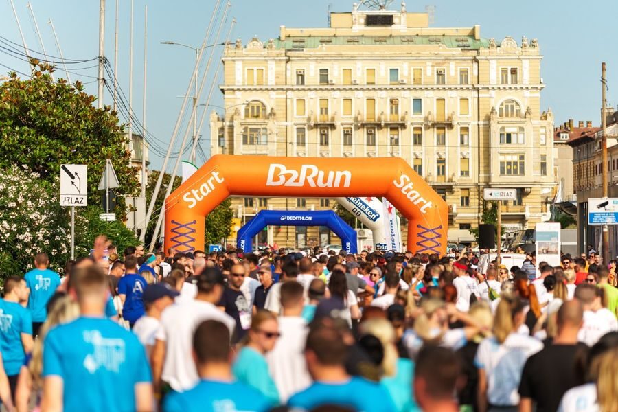 B2Run i ove godine će okupiti veliki broj trkača u centru Rijeke ...