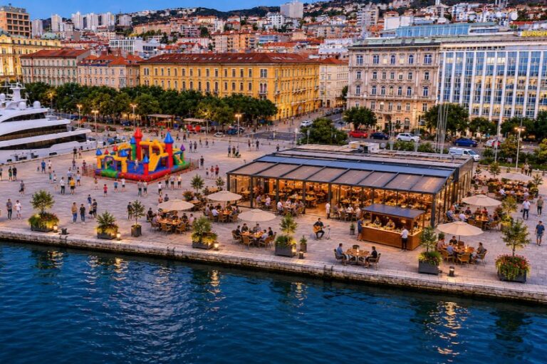Rijeka će dobiti privremeni morski park: Gat Karoline Riječke postaje ...