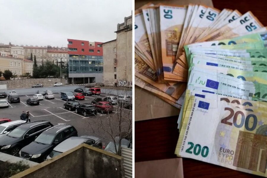 Na parkiralištu u Rijeci pronađena veća svita novca, vlasnik pozvan da ...